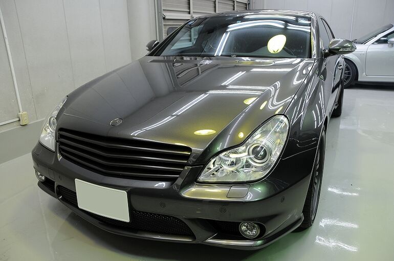 AMG CLS 555 ガラスコーティング 磨き施工例 東京都 Y様よりご依頼 | 施工日誌 | ブログ｜車のカーコーティング専門店トラフィック